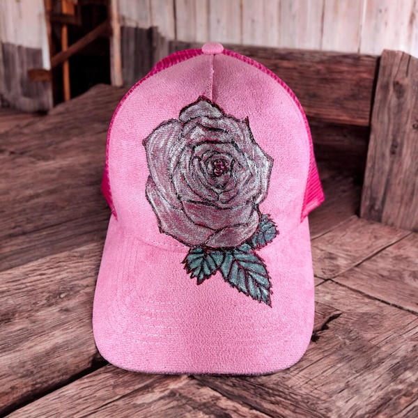 Let Them Be Hat Burning Design, Wild Horses, for Narrow Brim Hats ...