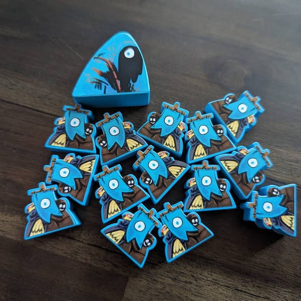 ROOT Underworld Meeple Stickers Upgrade Pack Decals Kit for ROOT ...