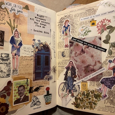 8 Sheets Words Stickers, Phrase Stickers, Quote Stickers, Sentence ...