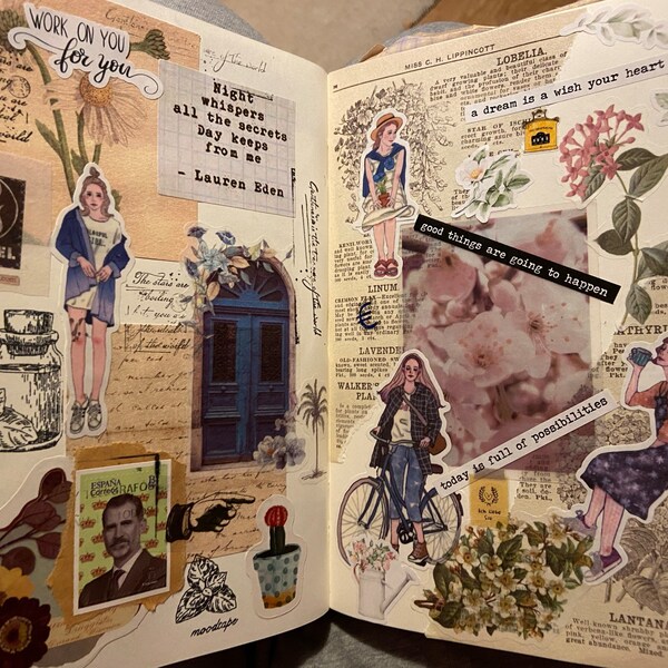 8 Sheets Words Stickers, Phrase Stickers, Quote Stickers, Sentence ...