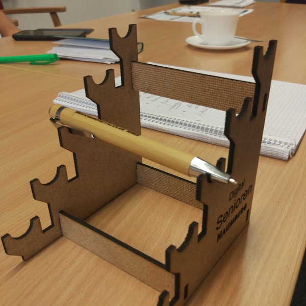 Laser Cut Three-tier Table Shelf | Retail Display Stand | Market or ...