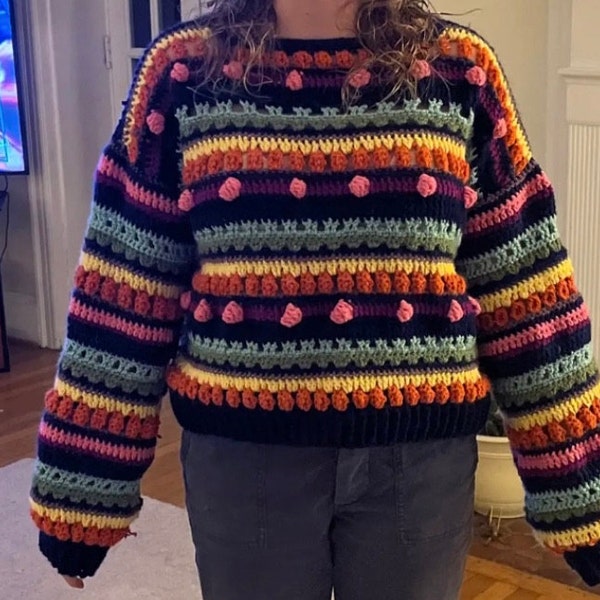 Eclectic Crochet Jumper Pattern - Etsy