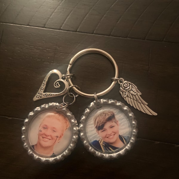 Memorial Keychain - Memorial Gift - Photo Memorial - Remembrance Gift ...