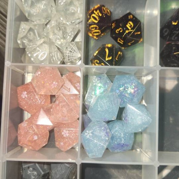 Dnd Dice Mold Set With Blanks/geode Mold- Various D6 and D4 Shapes ...