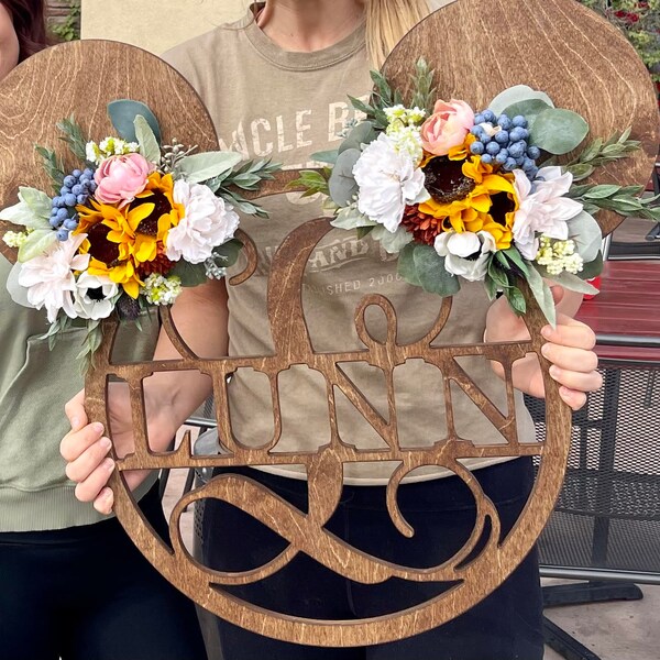 Walt Disney Wedding - Wooden Monogram - Disney Bride - Wooden Initials ...
