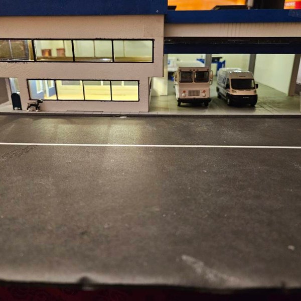 1/64 Scale Car Garage Model Diorama - Etsy