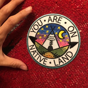 You Are On Native Land Sticker | Etsy