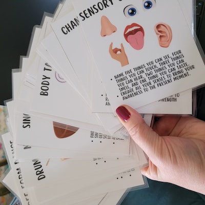 Feelings Coping Skills for Teens & Kids, Emotions Scale Chart, Children ...