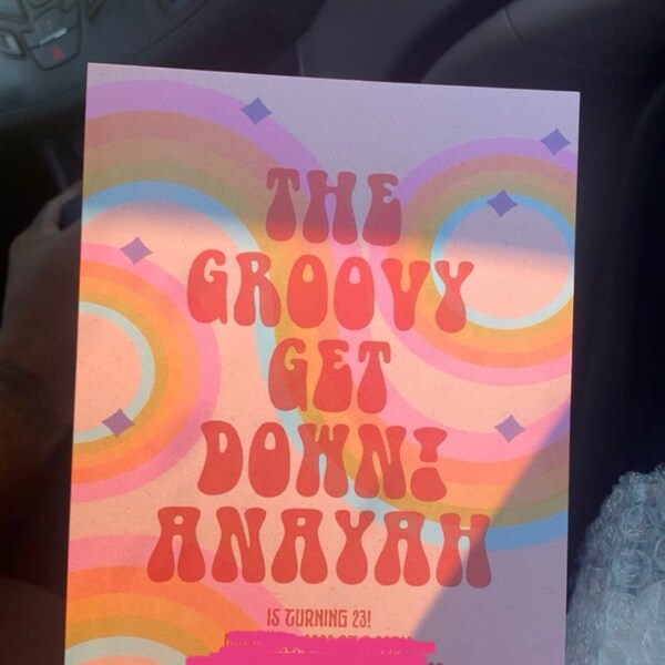 Groovy Disco Sign, Disco Party Welcome Sign, Lets Groove Birthday Party ...