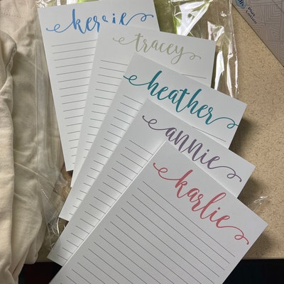 Personalized Notepad, Custom Notepad, Personalized Stationery, Writing ...