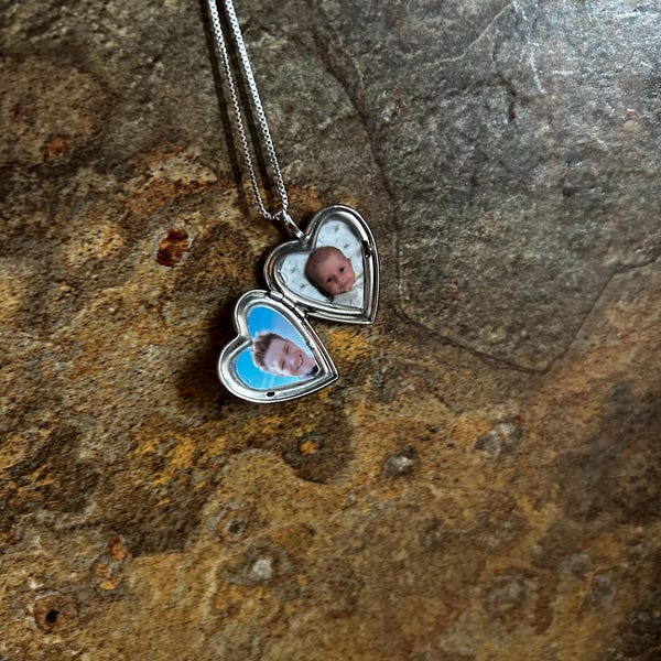 Heart Locket Prints,photo Resize for Locket,locket Photo Print Heart ...