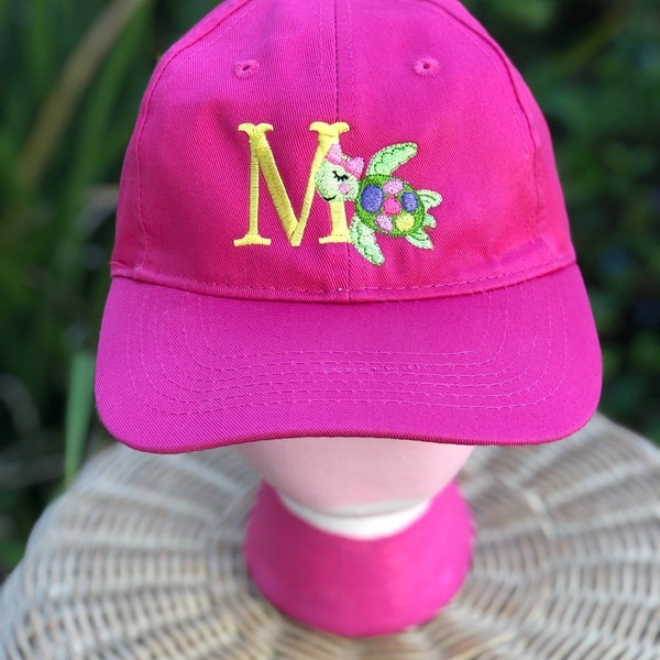 Mini Turtle Girl Machine Embroidery Design - Cute Smiling Turtle Pink ...