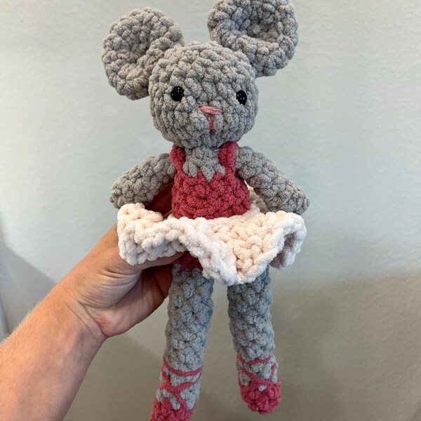 Crochet Brie Mouse & Mermaid Tail Pattern: Plush Ballet Toy (PDF ...
