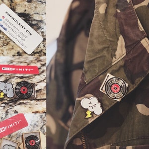 Lightning Revolt Enamel Pin - Etsy