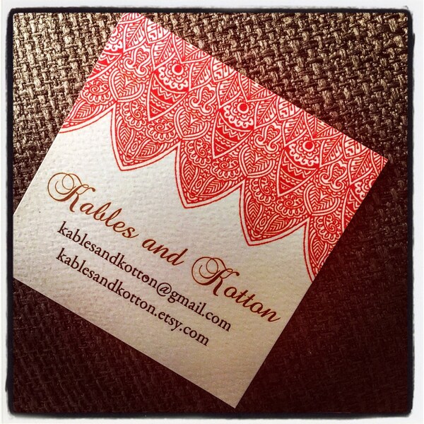 Personalized Business Cards Calling Cards - Set of 48 - Etsy