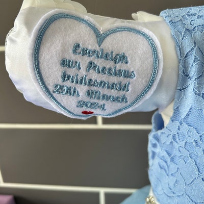 Personalised Memory Embroidery Patch for a Memory Pillow Let This ...