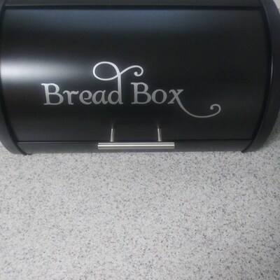Bread Box Vinyl Sticker Kitchen Breadbox Label Pantry Bin - Etsy