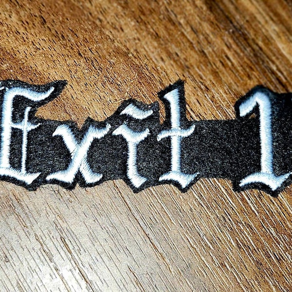 Motorcycle Patches - Rocker Patch Set - Iron on Custom Back Patch ...