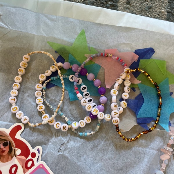 Self Care Bracelet Bundles, Mental Health/positive Affirmation ...