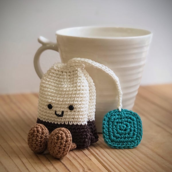 Crochet Pattern - Little Tea Mate | Cute Tea Bag Amigurumi | Instant ...