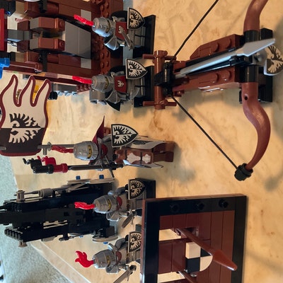 Lego Castle Fabric Flags, Various Styles and Factions. Minifigure Scale ...