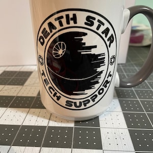 Star Wars Death Star Tech Support | SVG PNG | Silhouette Cricut Cutting ...