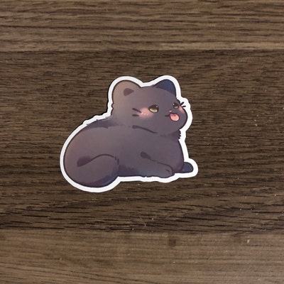 Bleh Kitty Vinyl Sticker/ Laptop Stickers/ Cute Stickers - Etsy