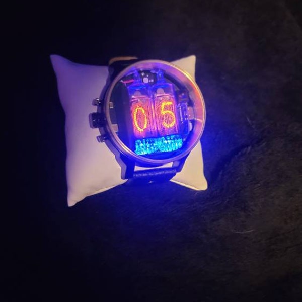 Nixie Era Vfd Numitron Smallest Ussr Tubes Iv-16 Wrist Watch Clock ...