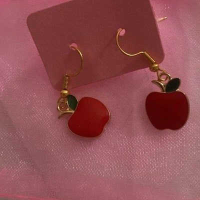 Apples and Bananas Set of 12 Glitter and Pastel Cute 6 Pcs Hair 80s ...