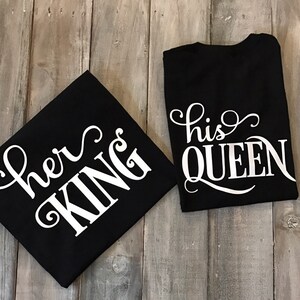 Her King His Queen SVG, Couple Design (digital Cutting File) - Etsy