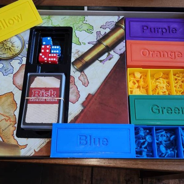 Ticket to Ride Box Insert - Stores Base Game and Expansions - Fully ...