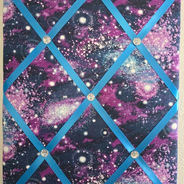 Navy Memory Board Dark Blue Pin Board Navy Fabric Ribbon Board Dark ...