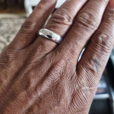 Heavy Solid 999 Pure Silver Bangle Bracelet for Men and Women Punjabi Sikh Kara Kada V Shape ...