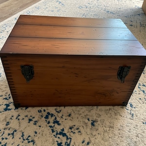Cedar Wood Box Keepsake Box Wooden Chest - Etsy
