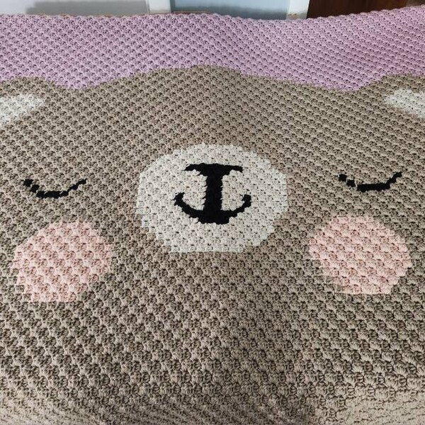MINI C2C Baby Bear Crochet Pattern With Written Instructions / C2C ...
