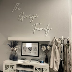 Stacked Custom Name Sign First & Middle Name Sign Wood Name - Etsy