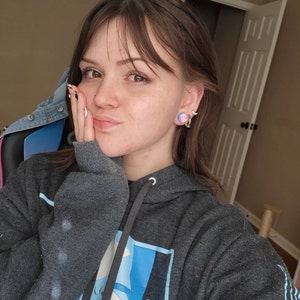 Black Non-flare Acrylic Ear Plugs Stretchers Gauges Pair/kit, Sizes ...