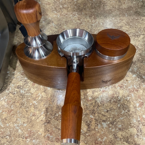 58mm Coffee Distributor Wooden Espresso Distribution Tool for Leveling ...