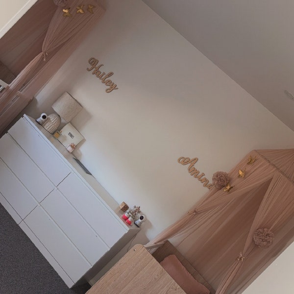 Kids Bed Canopy, Kids Canopy, Crib Netting, Reading Nook, Kids Room ...