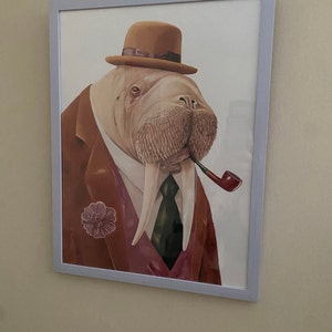 Cowboy Cats Art Print Ginger Cat Cowboys Wall Art Colorful Eclectic ...