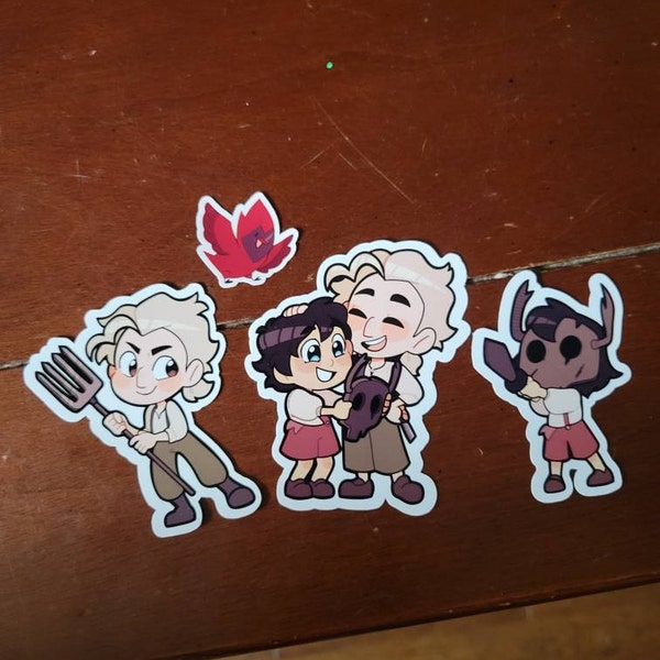 TOH Eda, Raine, Darius and Vee Stickers - Etsy