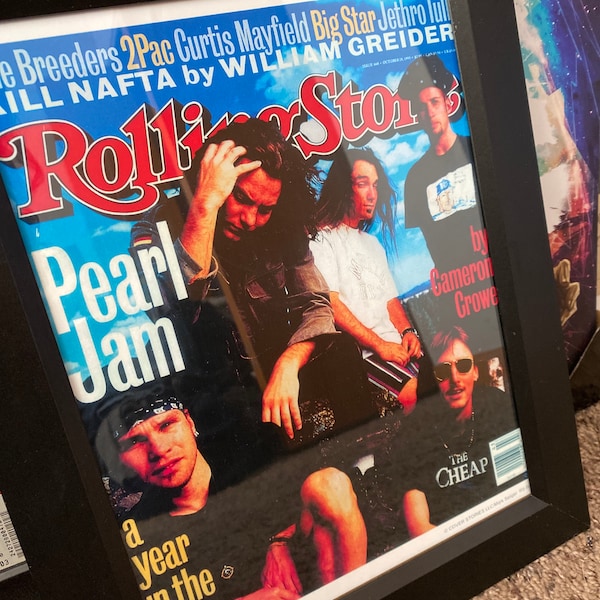 PEARL JAM, Rolling Stone Magazine Cover Print - Reduced Price - Etsy