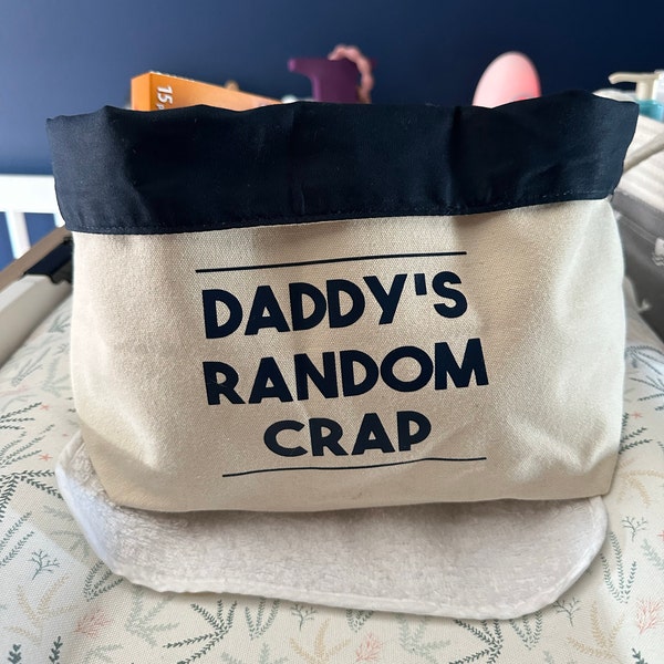 Personalised Random Crap Storage Organiser, Father's Day Gift ...