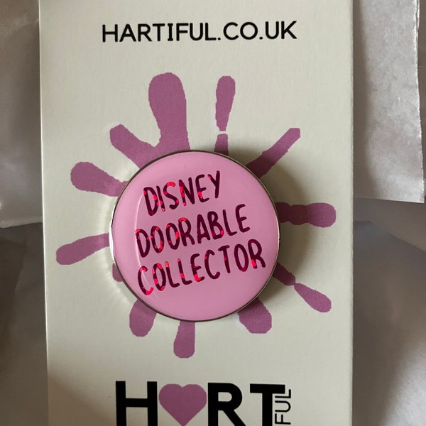 Personalised Pick Your Text/shape Circle Enamel Pin Customised Pin ...