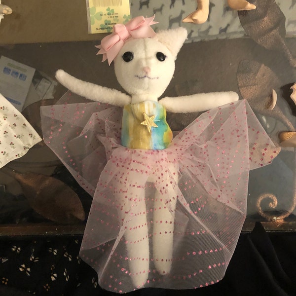 Cat With Dress Pattern and Tutorial. 7" Tall ( 18 Cm ) - Etsy