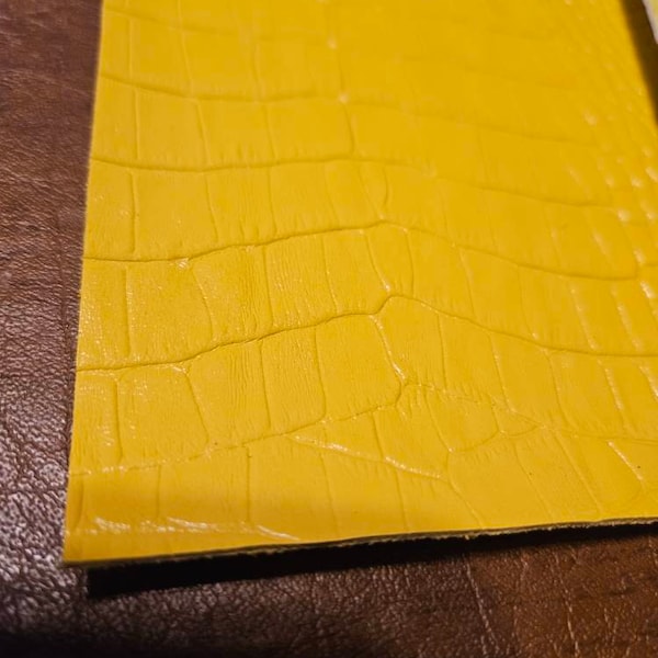 BLACK Glossy Patent Lack ITALIAN Leather Calf Cow Hide Scraps Scrap ...