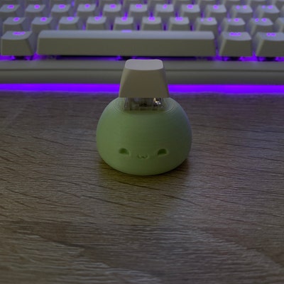 Cute Fidget Mechanical Keyboard Lover, 3D Printed, Keychain - Etsy