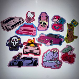 Cute Motorcycle Girl Sticker, Motorcycle Decal, Girly Pink Auto Sticker ...