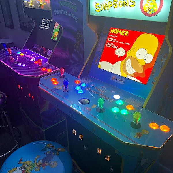 Arcade 1up Simpsons Arcade Bezel Graphic Sticker - Etsy