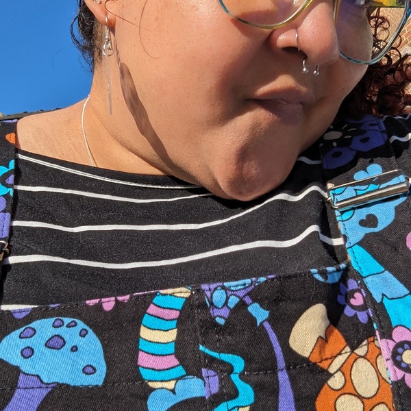 Black, Rainbow, Bolt Lighting, Dungaree, Overalls, David Bowie, Casual ...